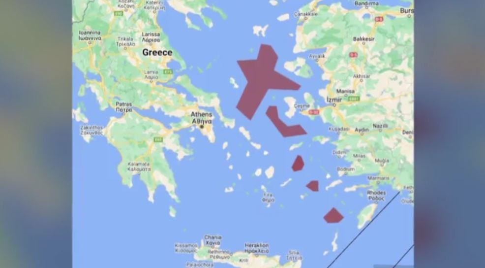 Ελληνοτουρκικά: Δεσμεύει πέντε περιοχές του αιγαίου με ΝΟΤΑΜ η Τουρκία ...